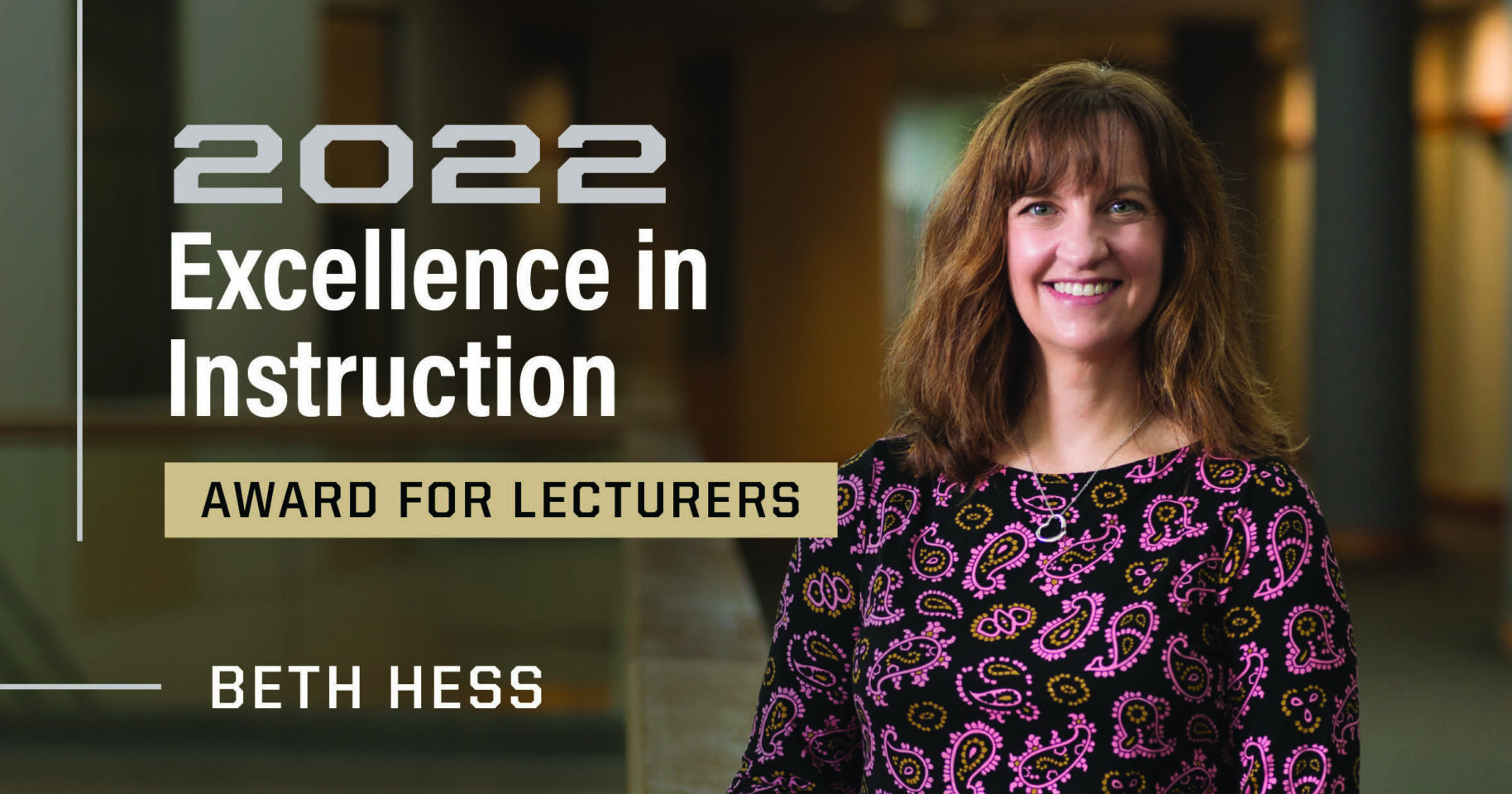 Engineering professor Beth Hess has been there, done that