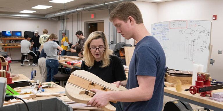 Experiential learning at Purdue leads to hand-built guitars