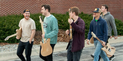 Experiential learning at Purdue leads to hand-built guitars