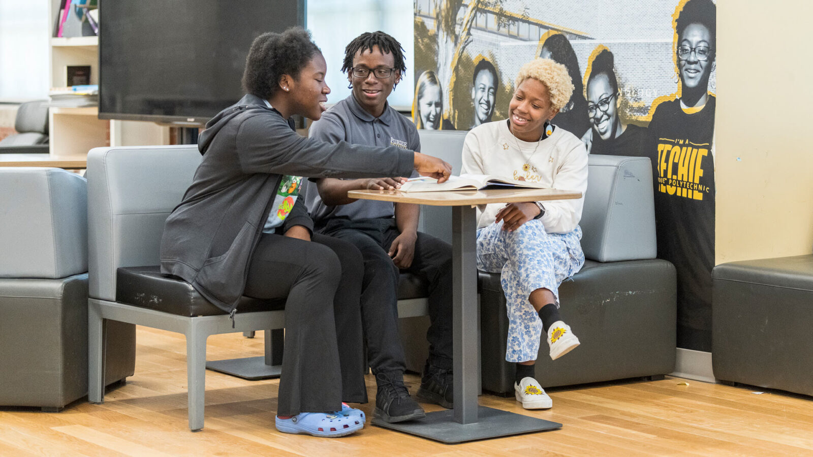 An open classroom environment at PPHS fuels curiosity