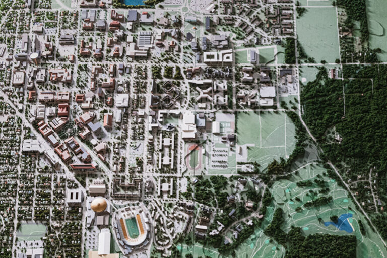 Campus history as seen within Purdue’s Campus Model