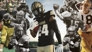 Purdue’s football uniform then and now - The Persistent Pursuit
