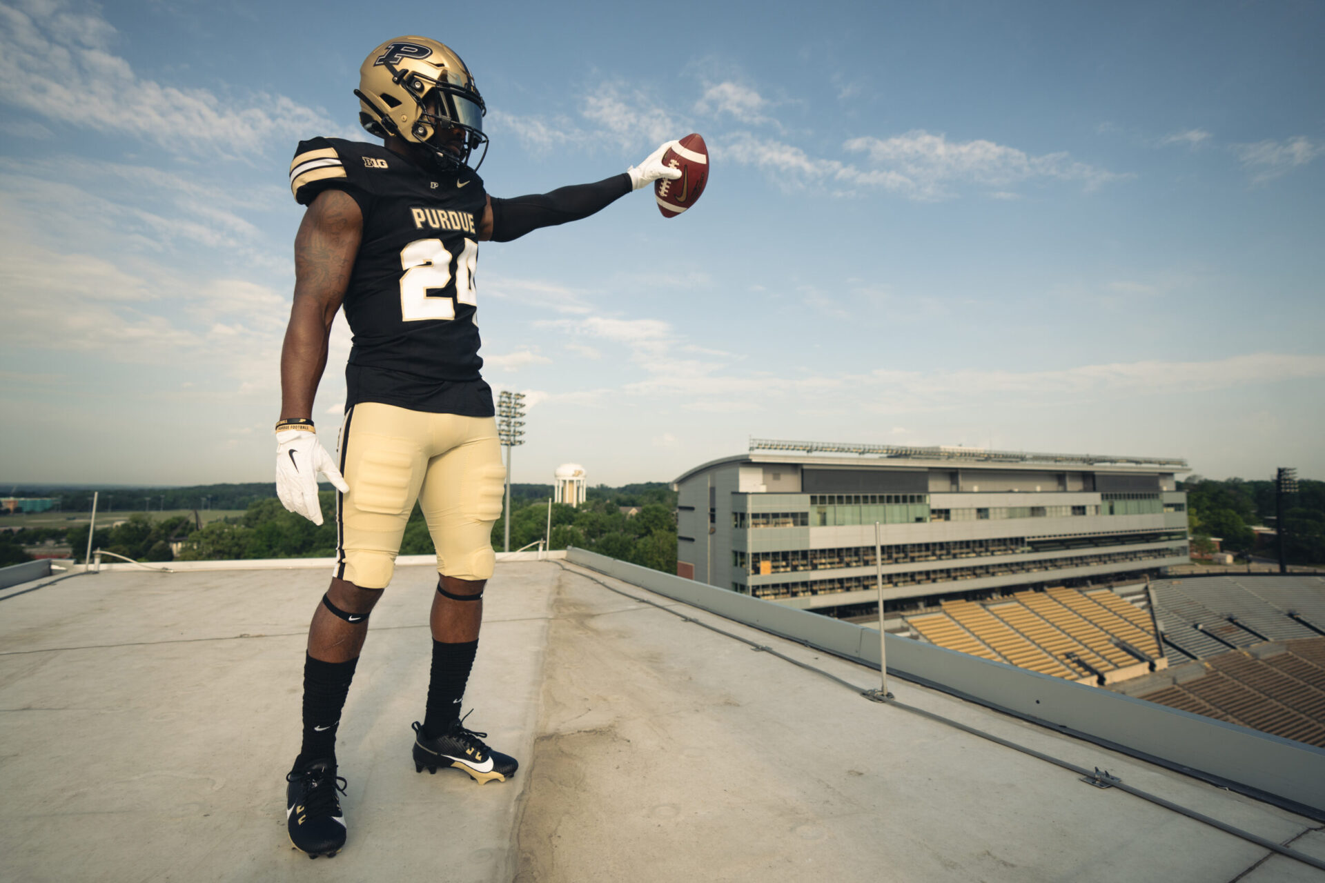 Purdue’s football uniform then and now - Purdue Stories