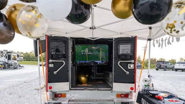 See a custom ambulance made for Purdue football tailgates