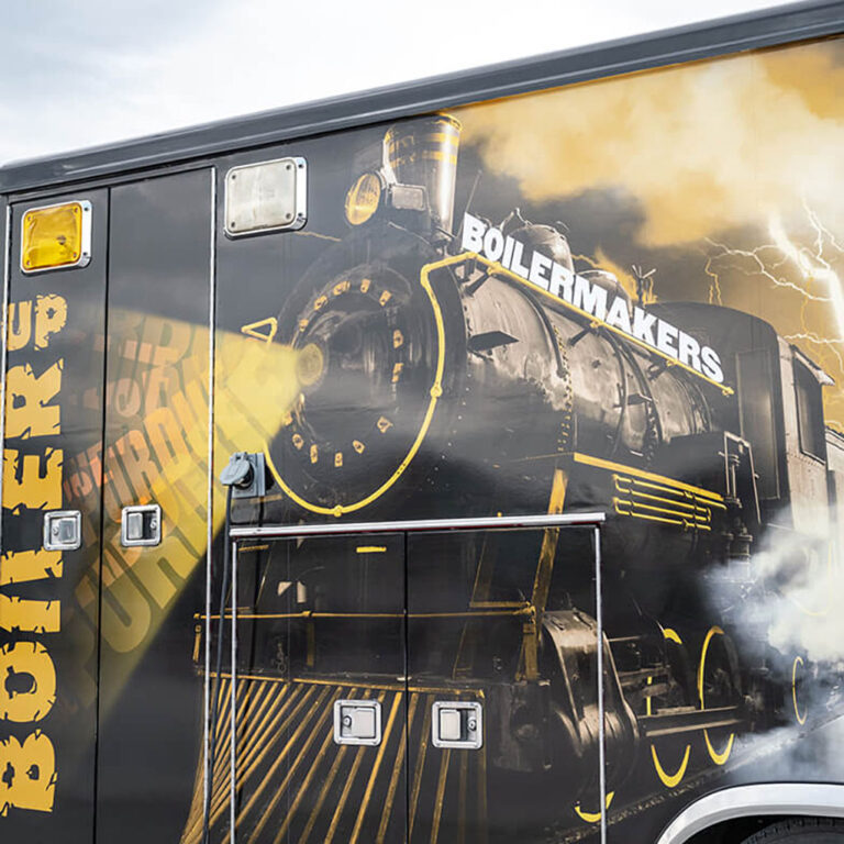See a custom ambulance made for Purdue football tailgates