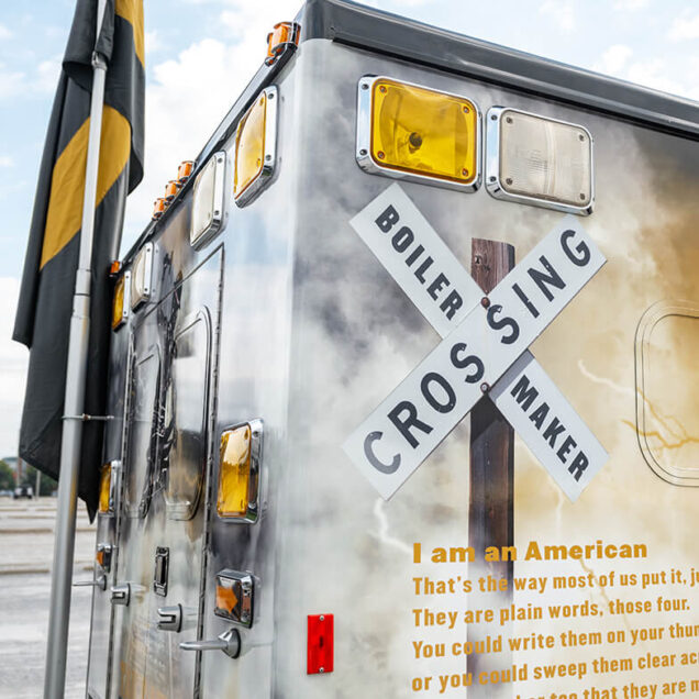 See a custom ambulance made for Purdue football tailgates