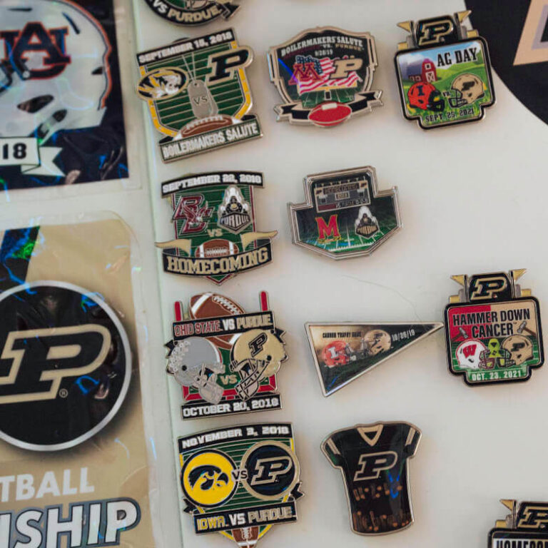 Explore photos of a bus for Purdue football tailgates