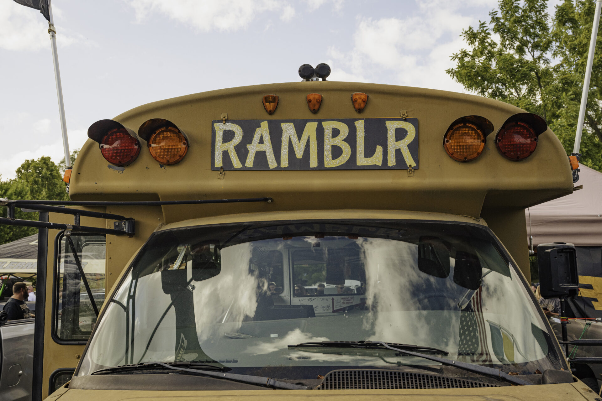 Explore photos of a bus for Purdue football tailgates